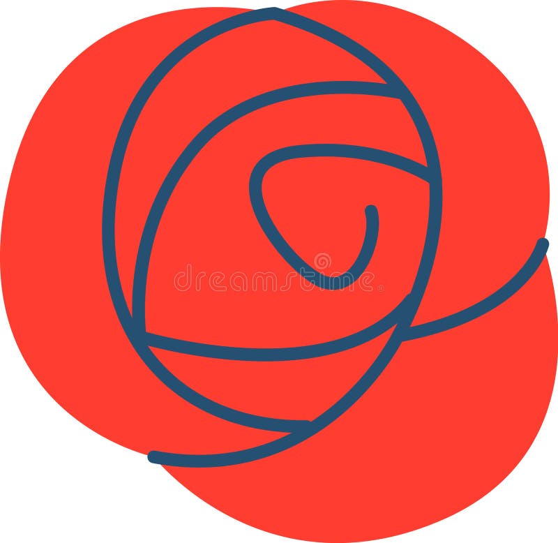 Rose Flower Head stock vector. Illustration of closeup - 306218770