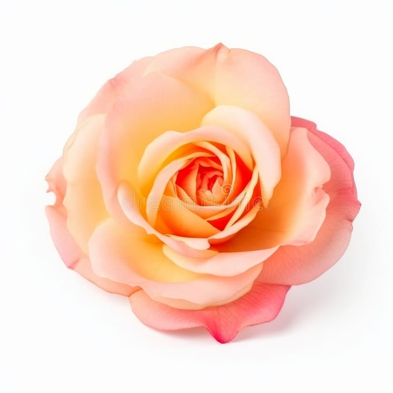 Rose Flower Isolated. Illustration AI Generative Stock Illustration ...