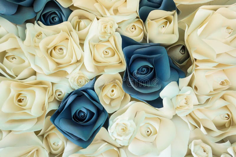Rose flower made of paper stock photo. Image of fold - 88004728