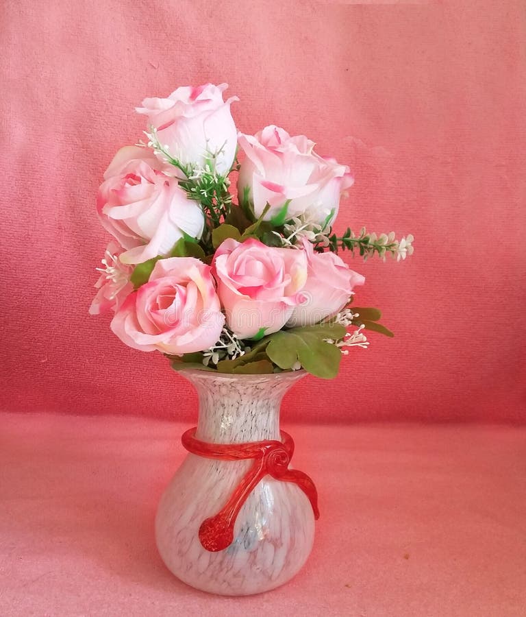 Rose Flower Vase stock image. Image of texture, rosy - 133029253