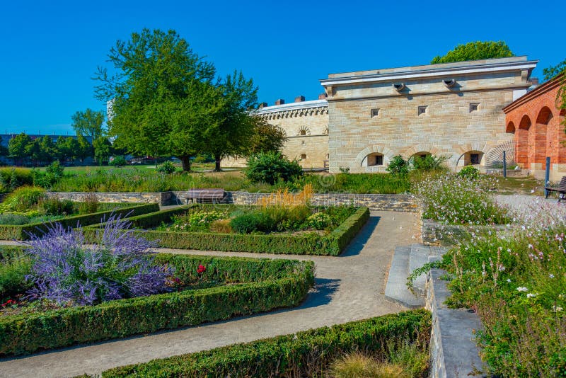 Rose Garden in German Town Ingolstadt Stock Image - Image of medieval ...