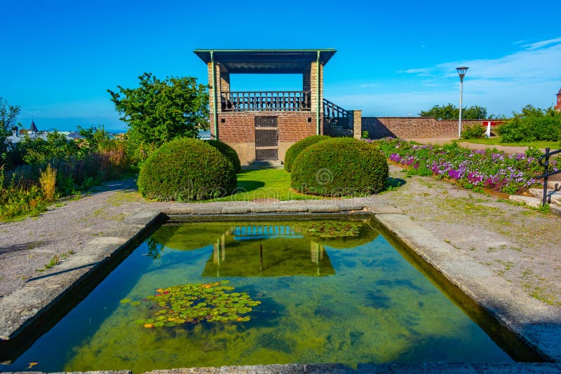 Rose Garden in Swedish Town Helsingborg Stock Image - Image of romantic ...