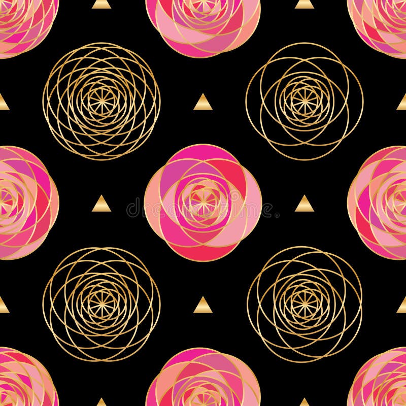 Geo Flower Pattern Stock Illustrations – 9,948 Geo Flower Pattern Stock ...