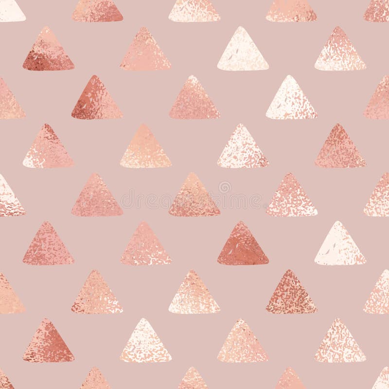 Rose Gold. Abstract Background with Triangles Stock Vector ...