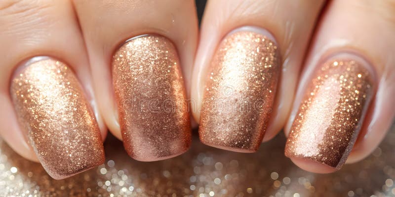 Rose Gold Gradient with Subtle Sparkle Effect Stock Illustration ...