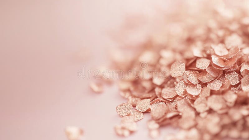Rose Gold Sparkles Blending into a Subtle Gradient Creating a Dreamy ...