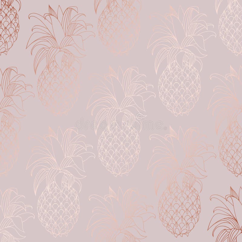 Rose Gold. Vector Decorative Pattern For Design And Decoration Stock ...