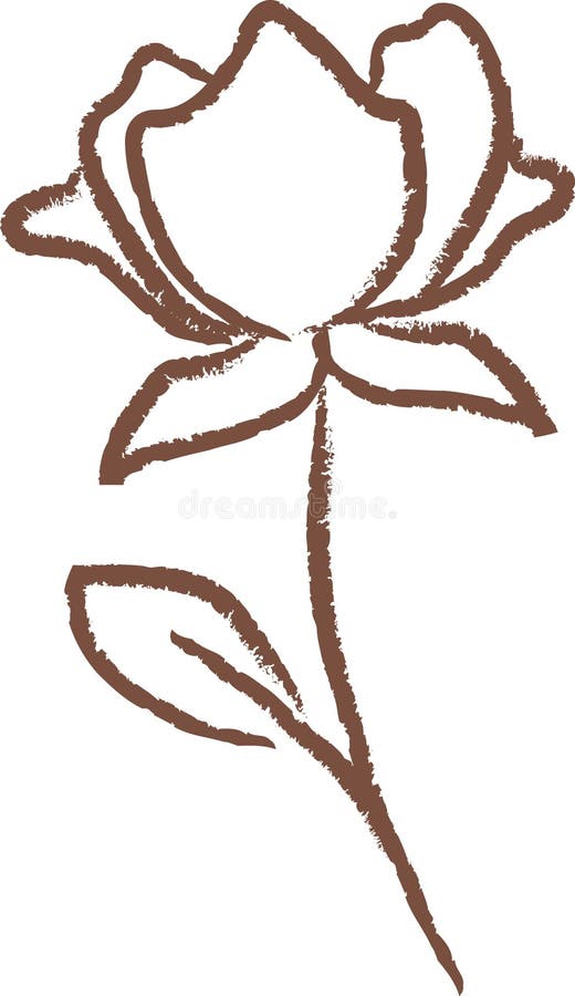 Rose Hand Drawn Sketch stock vector. Illustration of botanical - 358149566