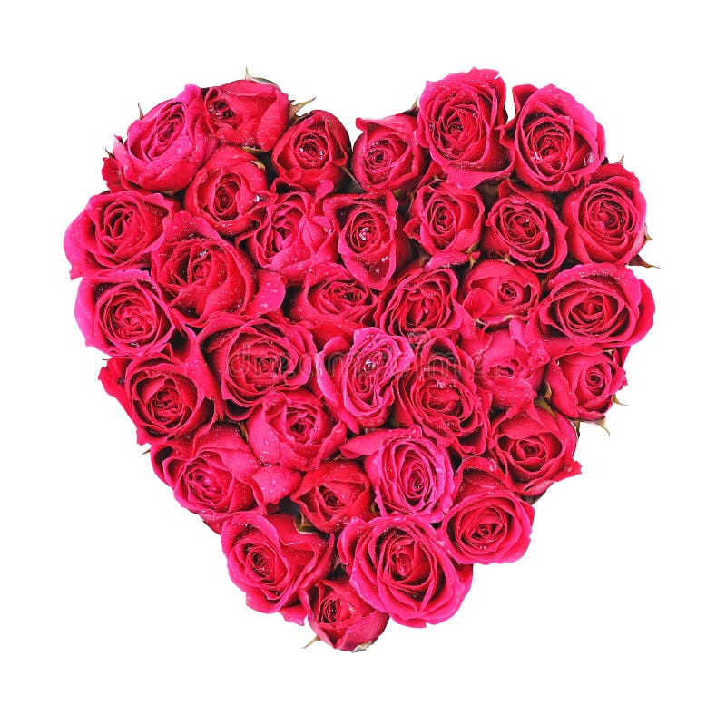 Heart of red roses stock photo. Image of background, love - 42799892