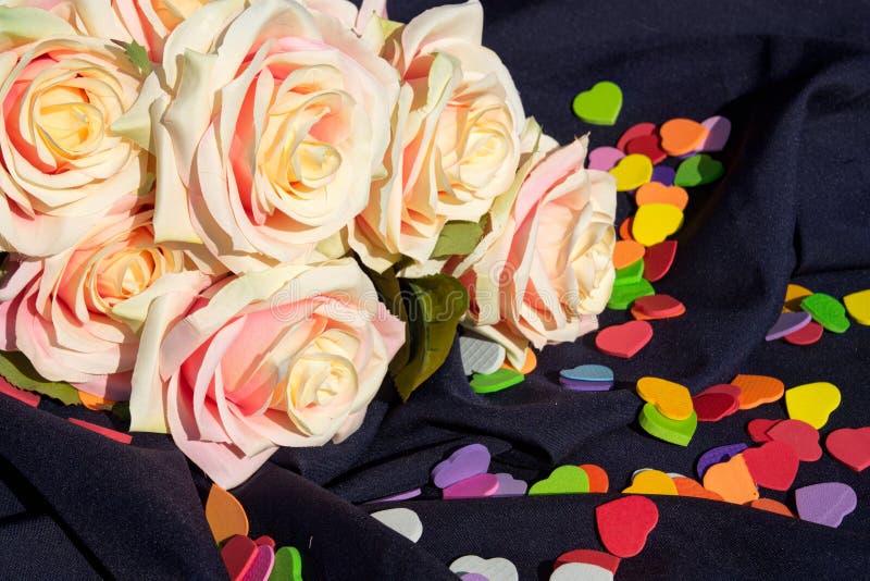 Rose and Heart stock photo. Image of beauty, bloom, festival - 28970718