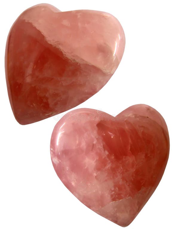 Rose Hearts Crystal Texture Quartz Ruby Stock Image - Image of element ...