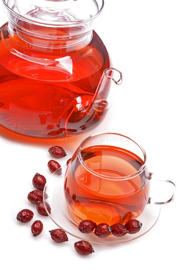 Rose hip Tea stock photo. Image of fruit, background - 23383590