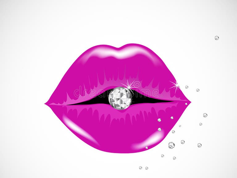 Rose lips stock vector. Illustration of lady, glamour - 25092091