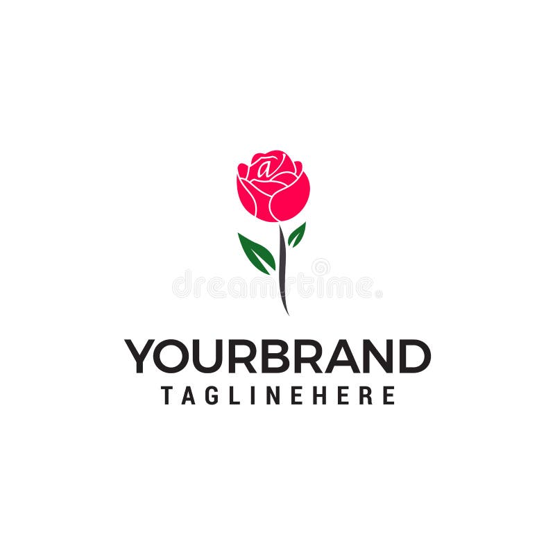 Abstract Rose Logo Stock Illustrations – 24,550 Abstract Rose Logo ...
