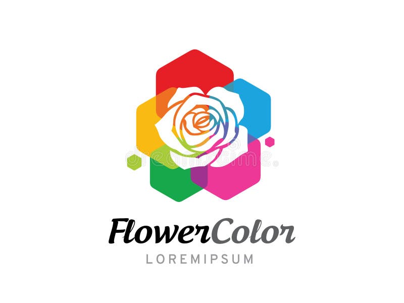 Rose Logo Symbol or Icon Template Stock Vector - Illustration of ...