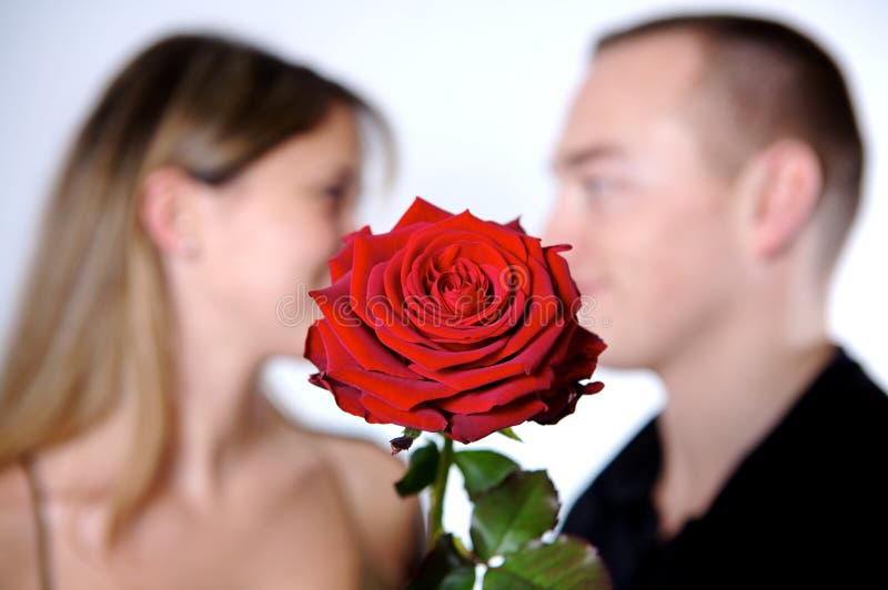 Rose lovers stock photo. Image of happy, sign, isolated - 8062484