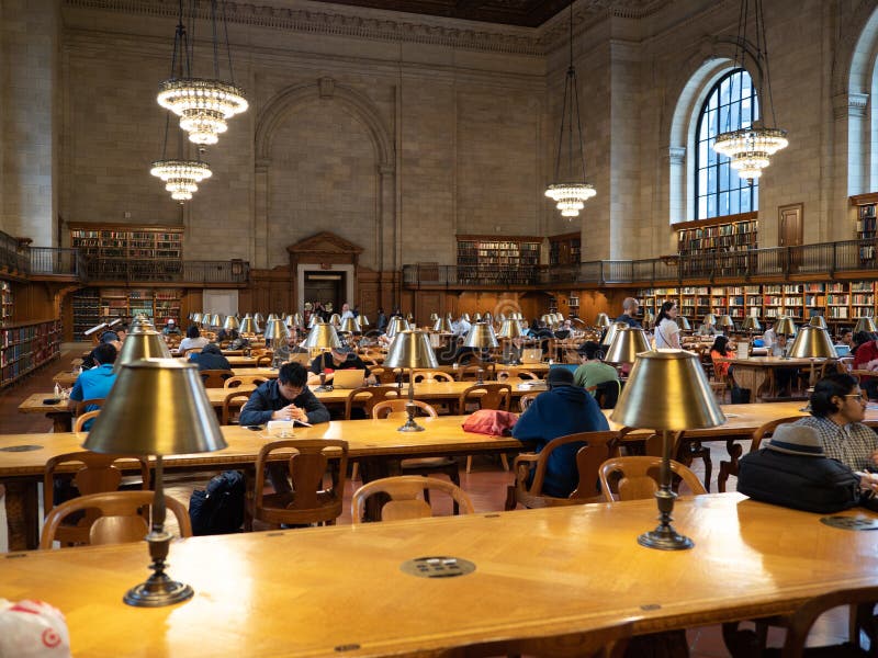 Rose Main reading room. editorial photography. Image of building ...