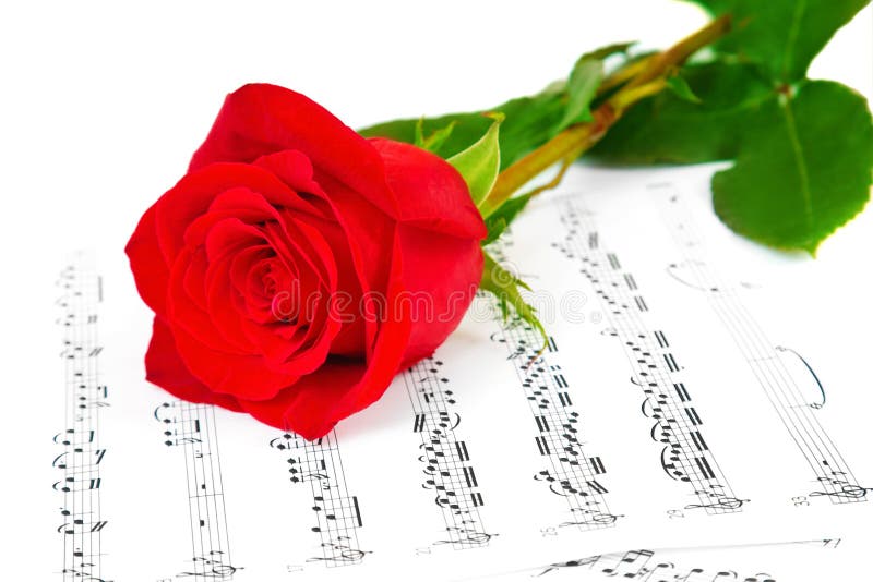 Rose Music 4 stock image. Image of beauty, mask, necklace - 1696863