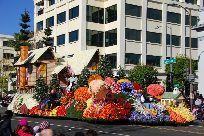 Rose Parade Pasadena 2011 editorial image. Image of festival - 17707420
