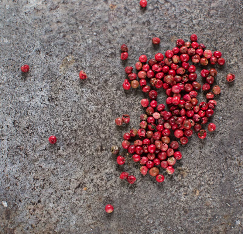 Rose Pepper in Abstract Background Stock Image - Image of macro, dried ...