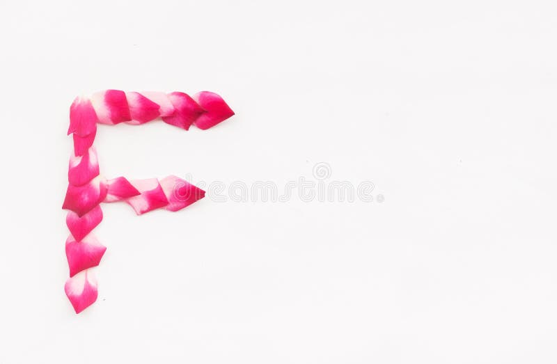Rose Petal Letter F Background Image, Rose Petal Letters, Alphabet ...
