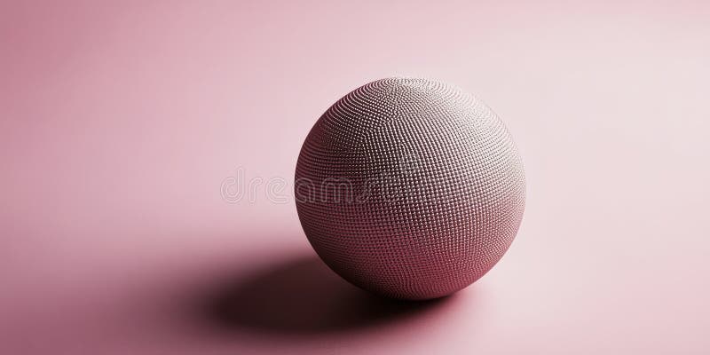 Rose Pink Spherical Carbon Textures with Subtle, Smooth Patterns. a ...