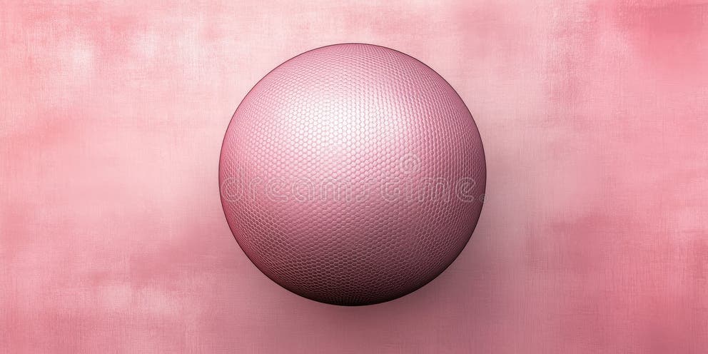 Rose Pink Spherical Carbon Textures with Subtle, Smooth Patterns. a ...