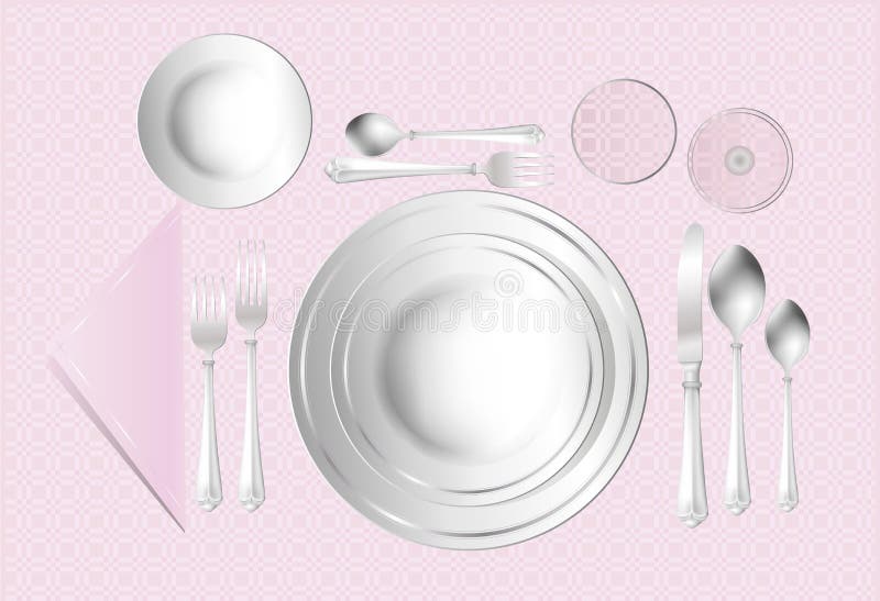 Watercolor table setting stock illustration. Illustration of setting ... Watercolor table setting stock illustration. Illustration of setting ...
