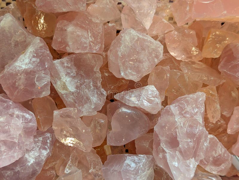 Rose Quartz Mineral Texture Stock Image - Image of gemology, jewel ...