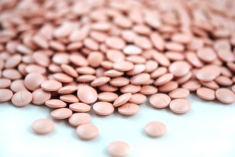 Rose round tablets stock photo. Image of healthcare - 112380458