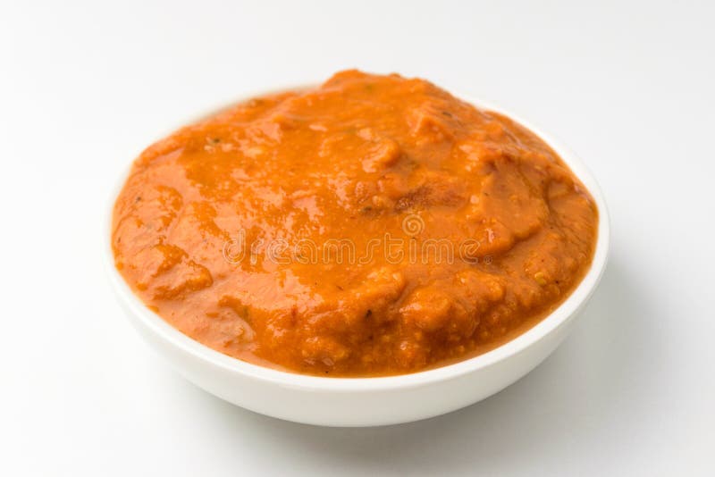 Rose Sauce on White Background Stock Image - Image of vegetables ...