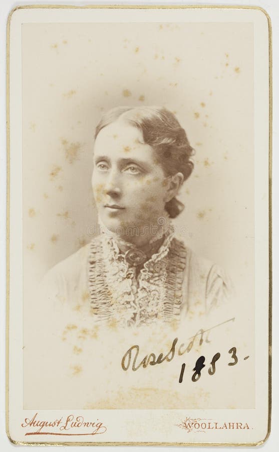 Rose Scott, 1883 / By August Ludwig Picture. Image: 222334523