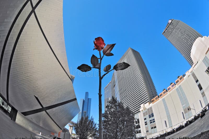 Rose Sculpture and Architecture. Editorial Stock Photo - Image of ...