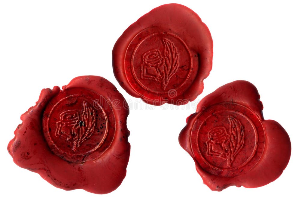 Rose seals stock image. Image of manuscript, confidential - 3449189