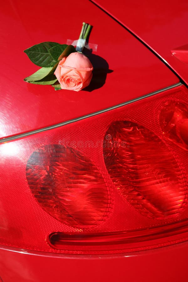 Rose and sports car stock image. Image of smart, cars - 6696439