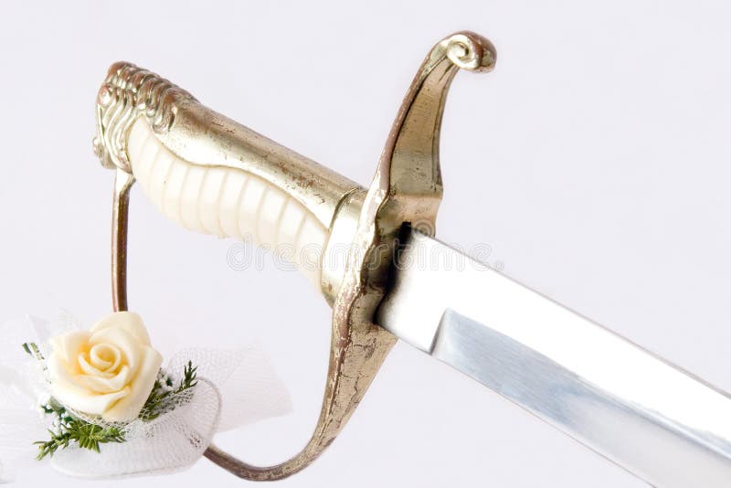 Rose and sword stock photo. Image of beauty, conquest - 4600754