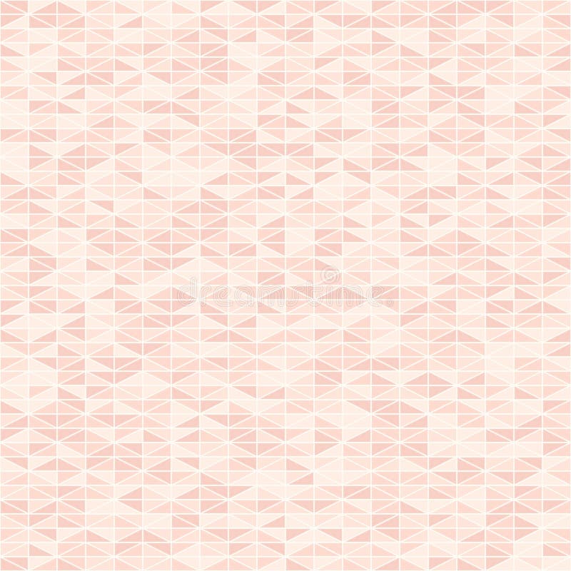 Rose Triangle Pattern. Seamless Vector Stock Vector - Illustration of ...