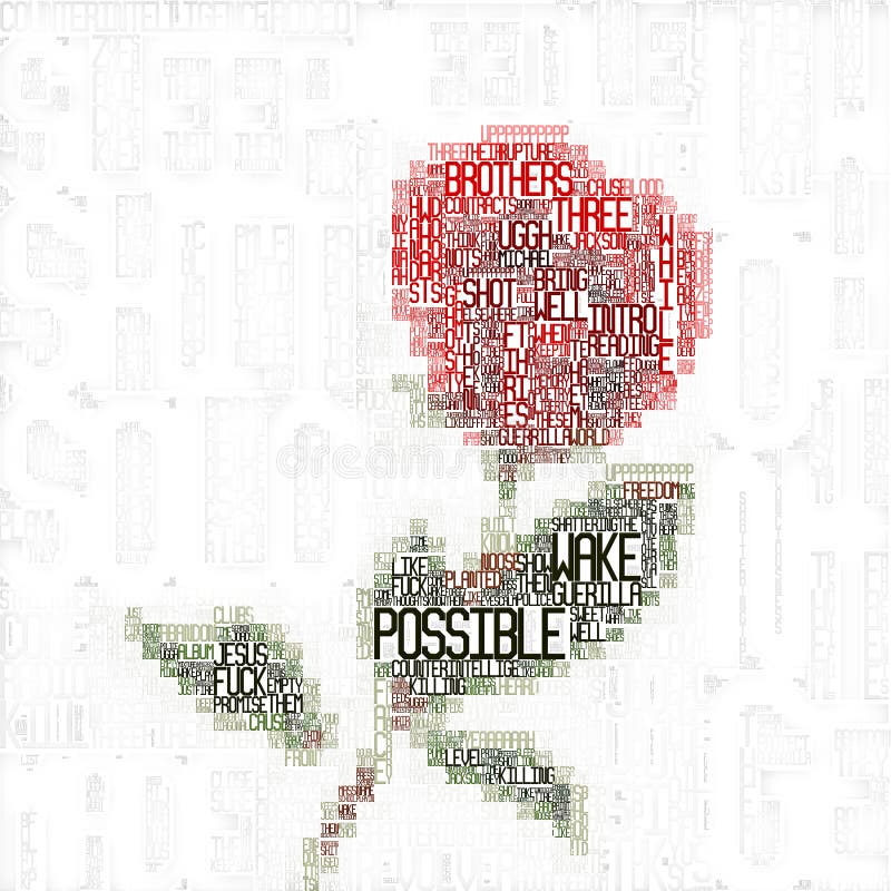 Rose stock illustration. Illustration of design, font - 30695004