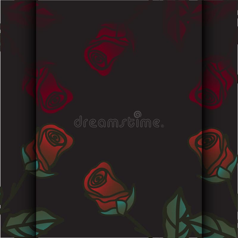 Rose Vector Vector Illustration Background Eps 10 Stock Vector ...