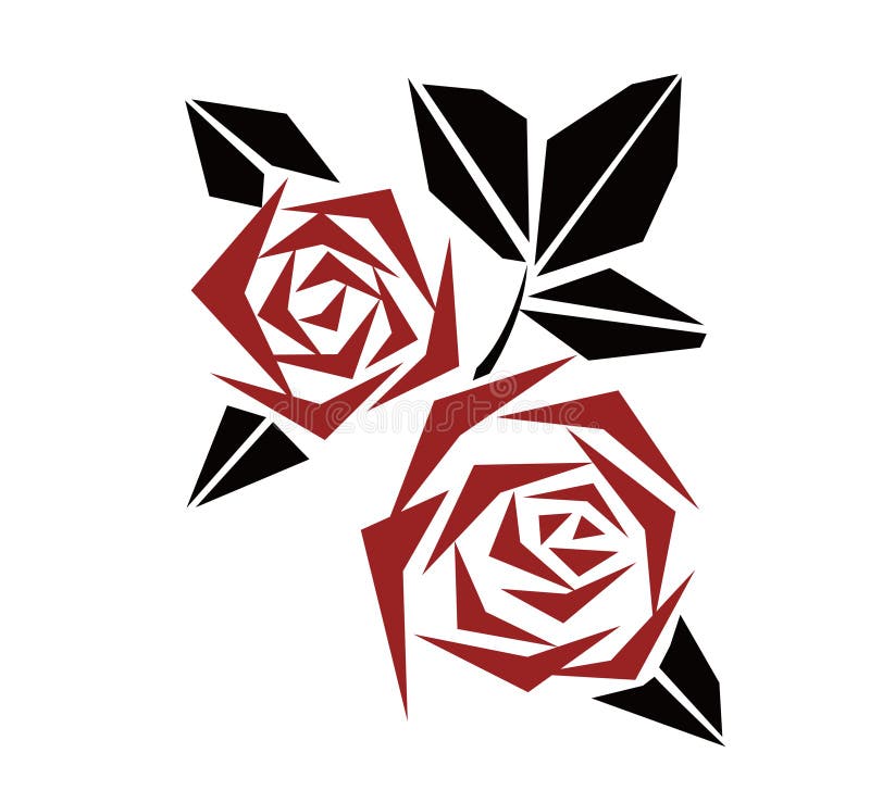 The rose stock vector. Illustration of graphics, gifts - 60692806