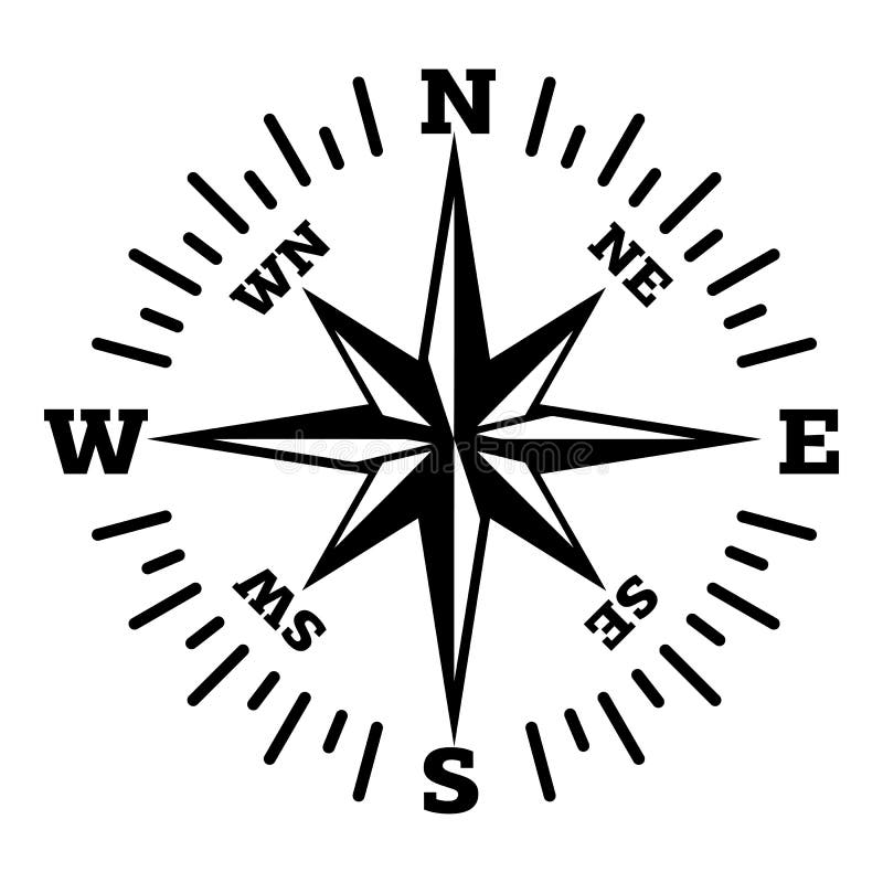 Northwest Wind Direction Stock Illustrations – 78 Northwest Wind ...