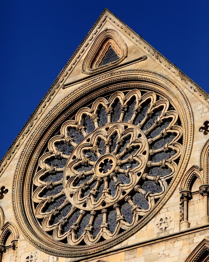 Rose Window stock image. Image of round, stone, detail - 12239111