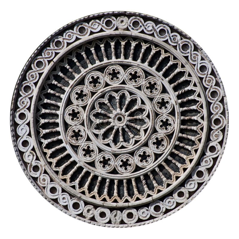 Rose window stock image. Image of rose, medieval, marble - 13287865