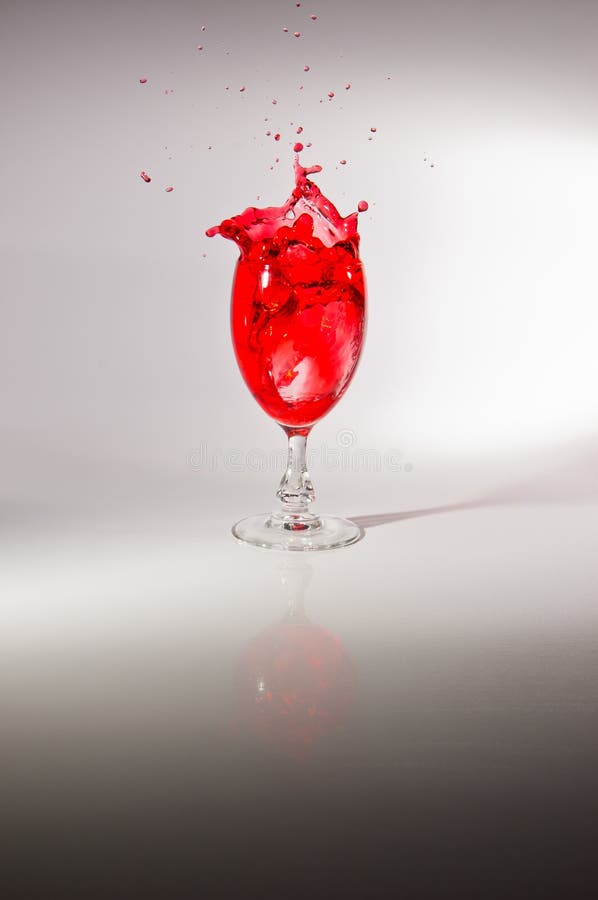 Rose Wine Splash stock image. Image of romance, alcohol - 22818259