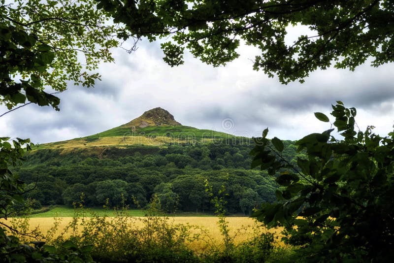 Roseberry Topping in North Yorkshire England Stock Image - Image of ...