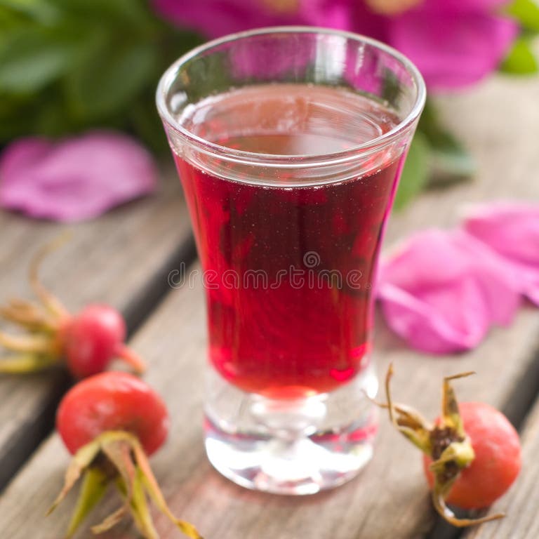 Rosehip liquor stock image. Image of liquor, nature, liquid - 26474669