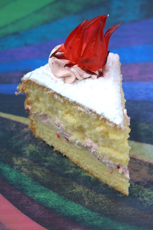 Rosella or Roselle Cake stock image. Image of food, icing - 61433307