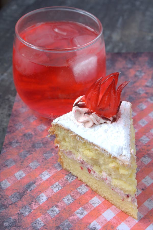 Rosella or Roselle Cake stock image. Image of cakge, layer - 61433375