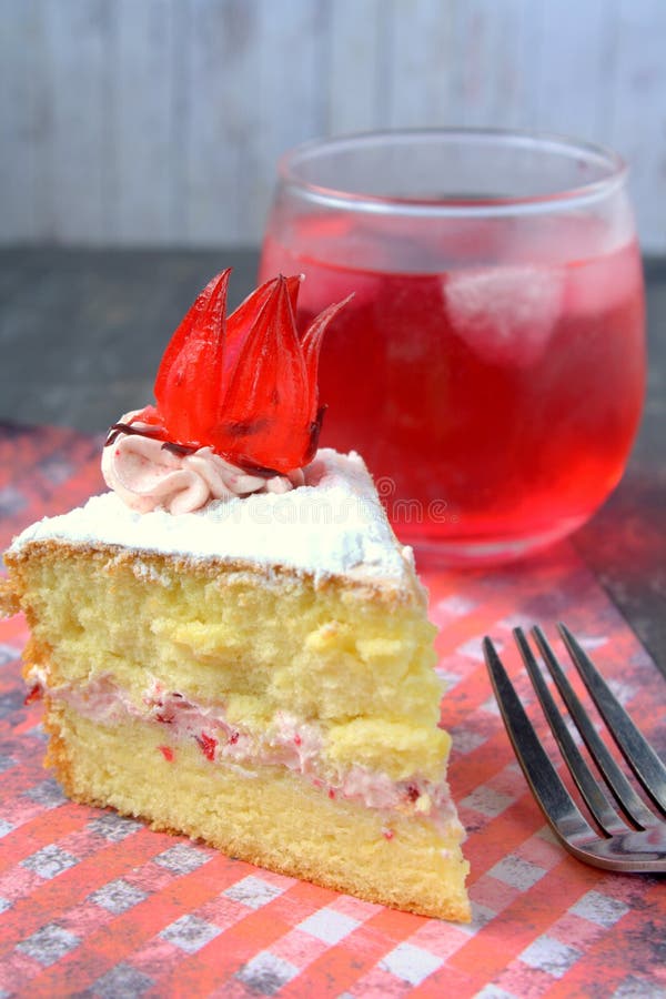 Rosella or Roselle Cake stock image. Image of fruit, herbal - 61433463