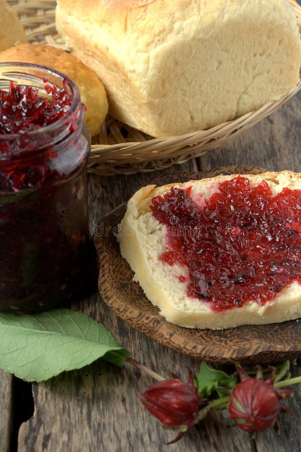 Rosella or roselle jam stock image. Image of delicious - 61429015